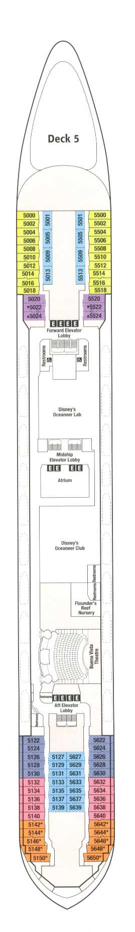 Deck Plans - Disney Magic - Planet Cruise