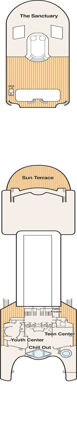 Deck Plans - Crown Princess - Planet Cruise
