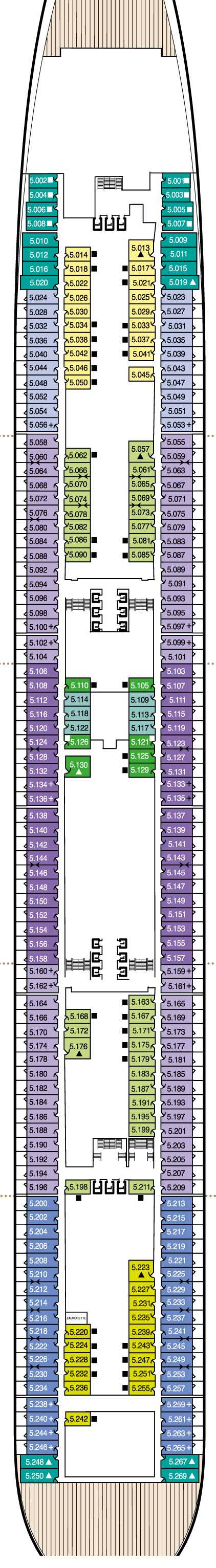 Deck Plans- Queen Mary 2 - Planet Cruise