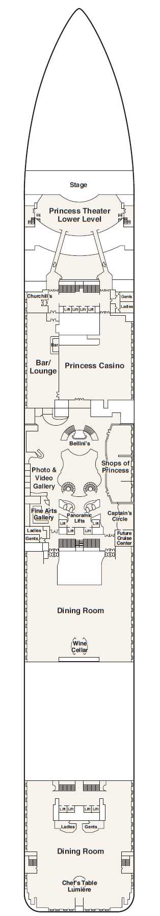 Deck Plans - Sky Princess - Planet Cruise