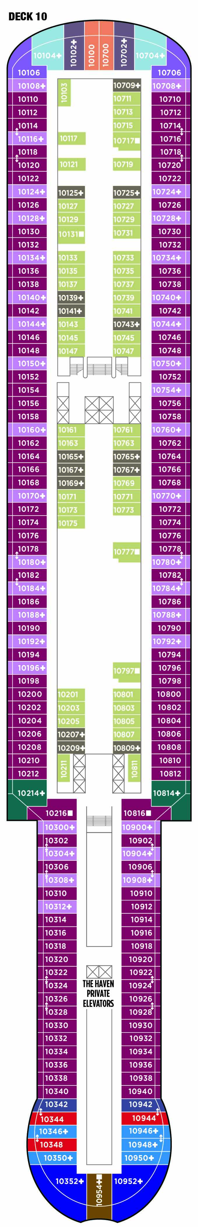 Norwegian Prima – Deck Plans - Planet Cruise